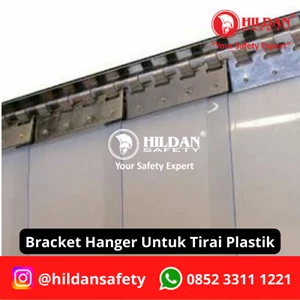 Jual BRACKET HANGER GANTUNGAN S/S 50CM UTK TIRAI PLASTIK PVC STRIP ...